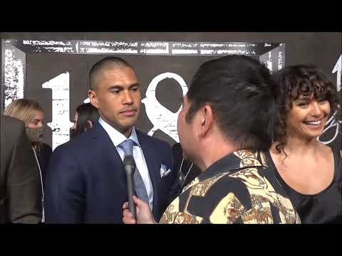 Martin Sensmeier Red Carpet Interview at Paramount+'s 1883