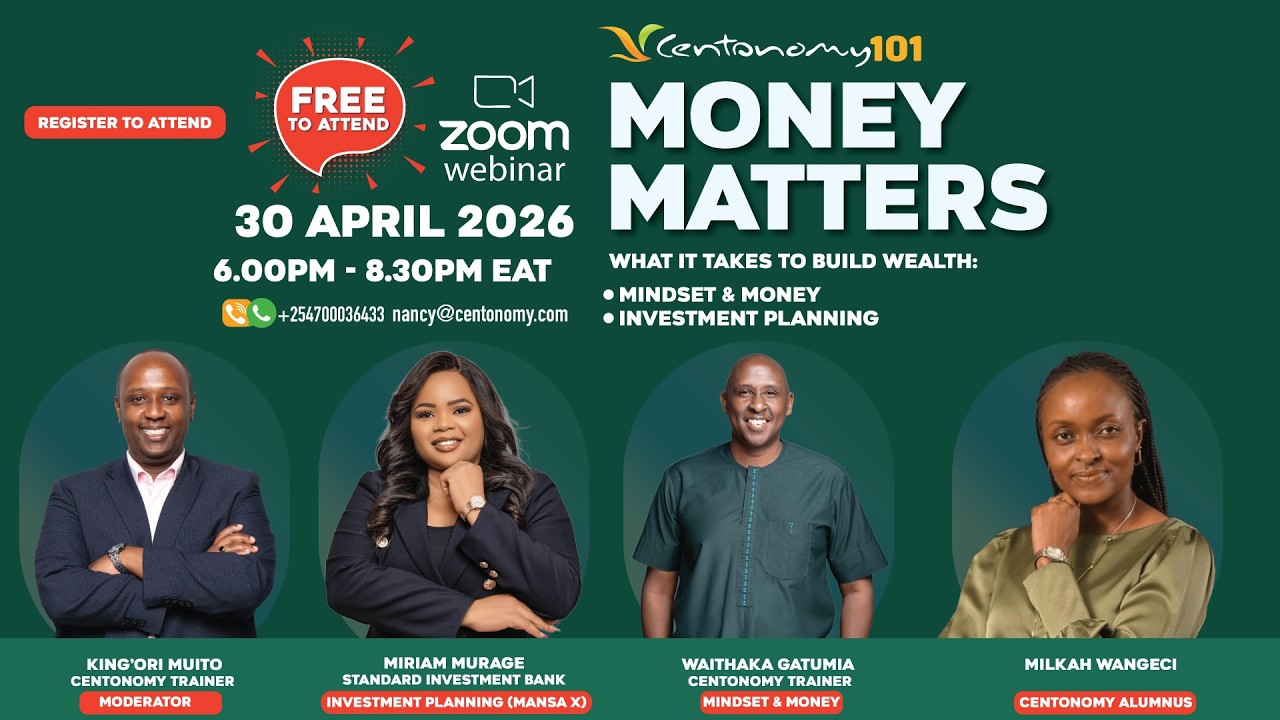 Centonomy 101 Money Matters - What It Takes to Build Wealth”