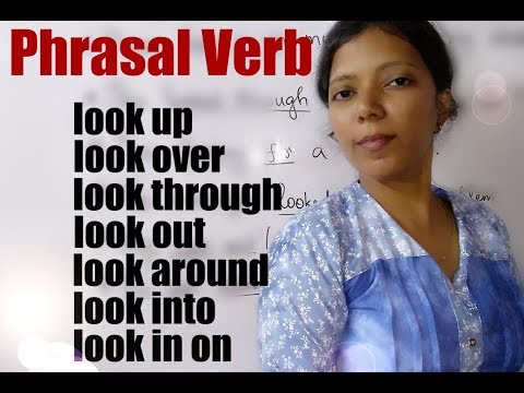 Phrasal verb with LOOK/ look after, look into, look out / Spoken english through Tamil #58