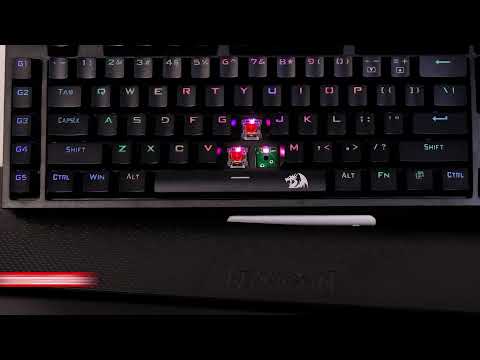 Tastatura gaming mecanica cu fir si wireless Redragon Vishnu | Flanco.ro