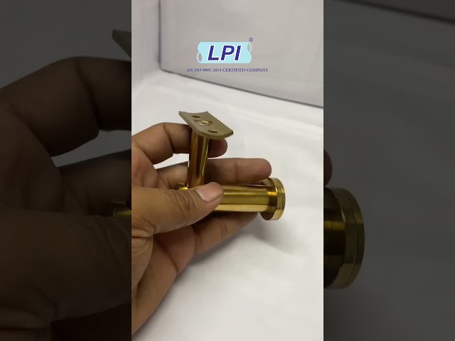 Stainless Steel Gold PVD Railing Fittings - Stainless Steel Railing ...