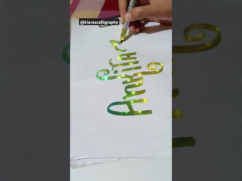 Comment your name #calligraphy #art #handwriting #signature #shortvideo #magicalcalligraphy #viral