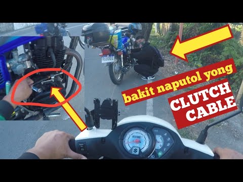nasiraan sa daan lumuwag ung CLUTCH CABLE buti inayos ko