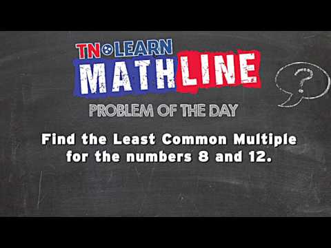 Find the least common multiple of the numbers 8 and 12.