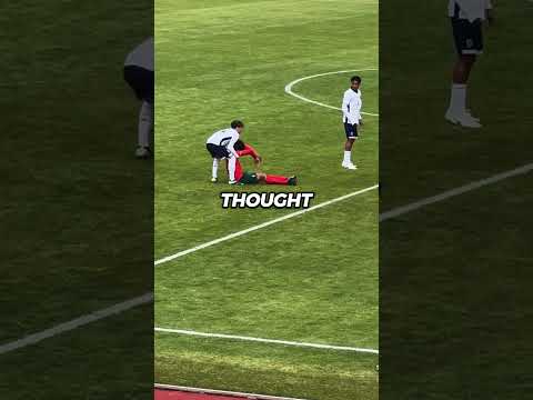 Cristiano Jr got injured in the match against England. 🤕💔