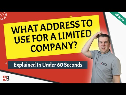 What Address To Use For A Limited Company (LTD) - Explained In 60 Seconds #BusinessAddress