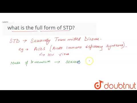 what is the full form of STD?