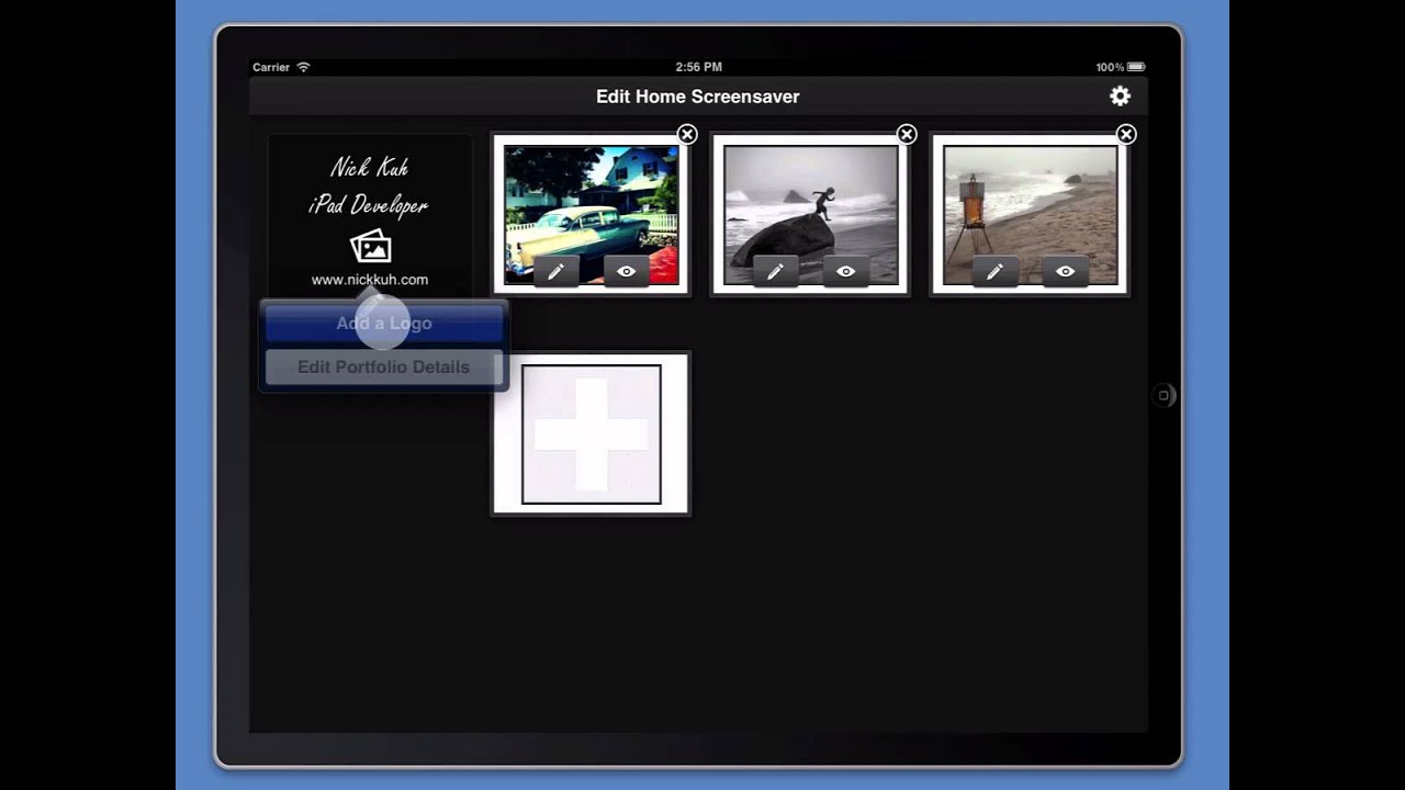 Portfolio Pro for iPad Tutorial: Adding Your Brand