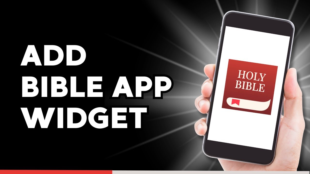 How to Add Bible App Widget (Android/iOS)