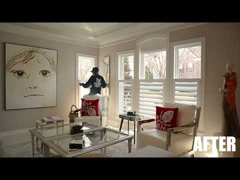 Cafe-Style Plantation Shutter install in a GORGEOUS home in Annapolis, MD!