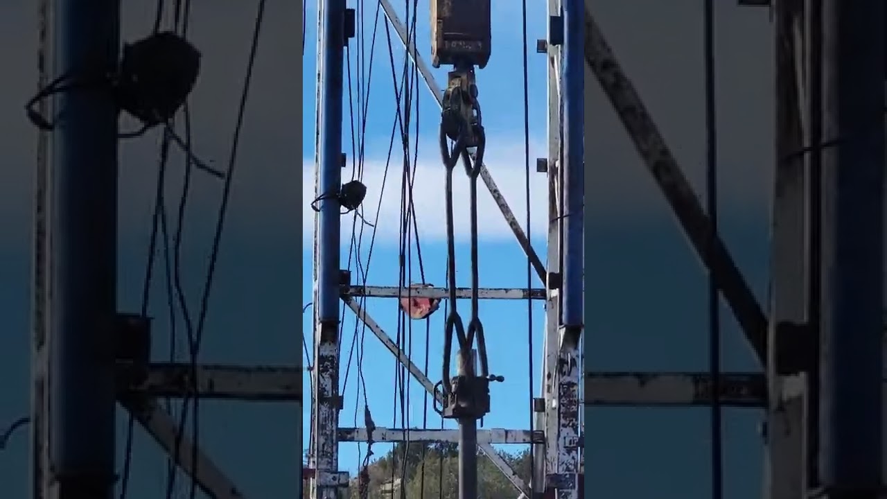 blasting an oil well casing