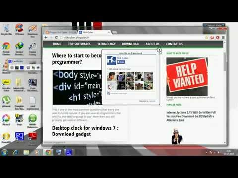 How to install Facebook pop up widget for blogger?