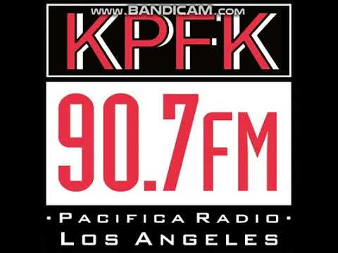 KPFK 90.7 FM Station ID October 13, 2018 12:01am