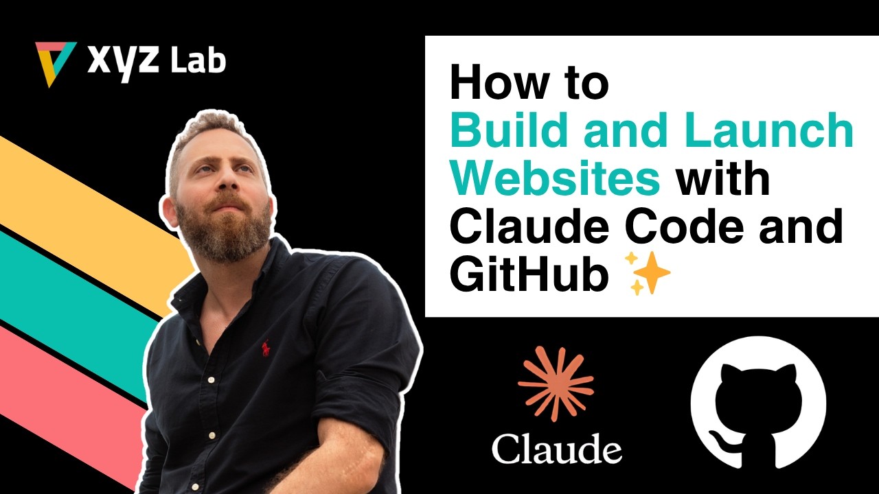 Build and Launch Websites with Claude Code and GitHub [FULL TUTORIAL]