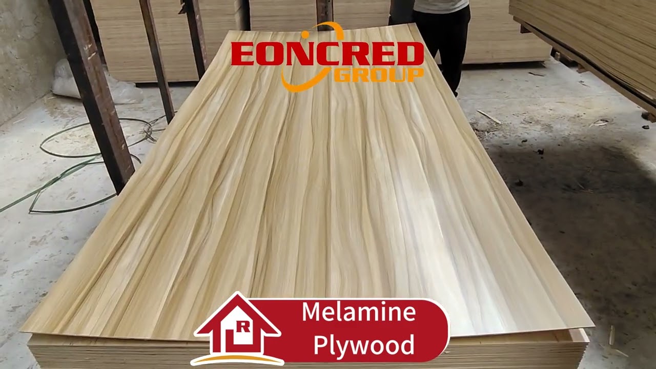 The Top Choice for Modern Cabinets & Furniture: Melamine Plywood!- Factory Manufacturer