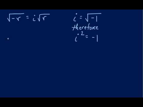 Taking the Square Root of a Negative Number (Tutor Zone)