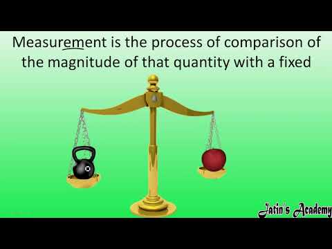 Define Measurement or What is Measurement class 6th 9th Physics ICSE @jatinacademy