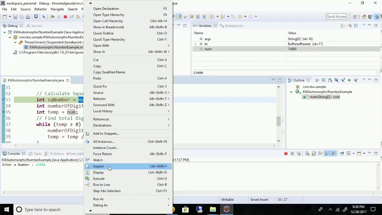 Eclipse: Debug Java Program and Update Variable Value