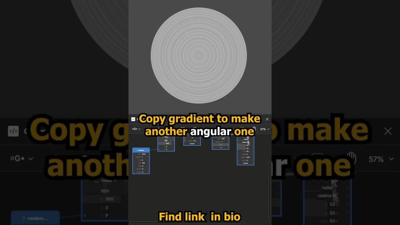 Creating a holographic effect with #Generator for #Figma