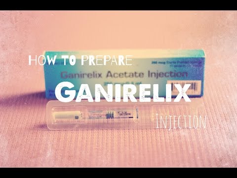 How to Prepare Ganirelix Acetate Subcutaneous Injection | ivf heroine