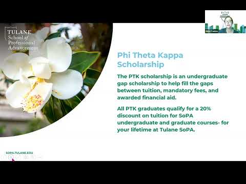 Admissions Webinar - Phi Theta Kappa Scholarship