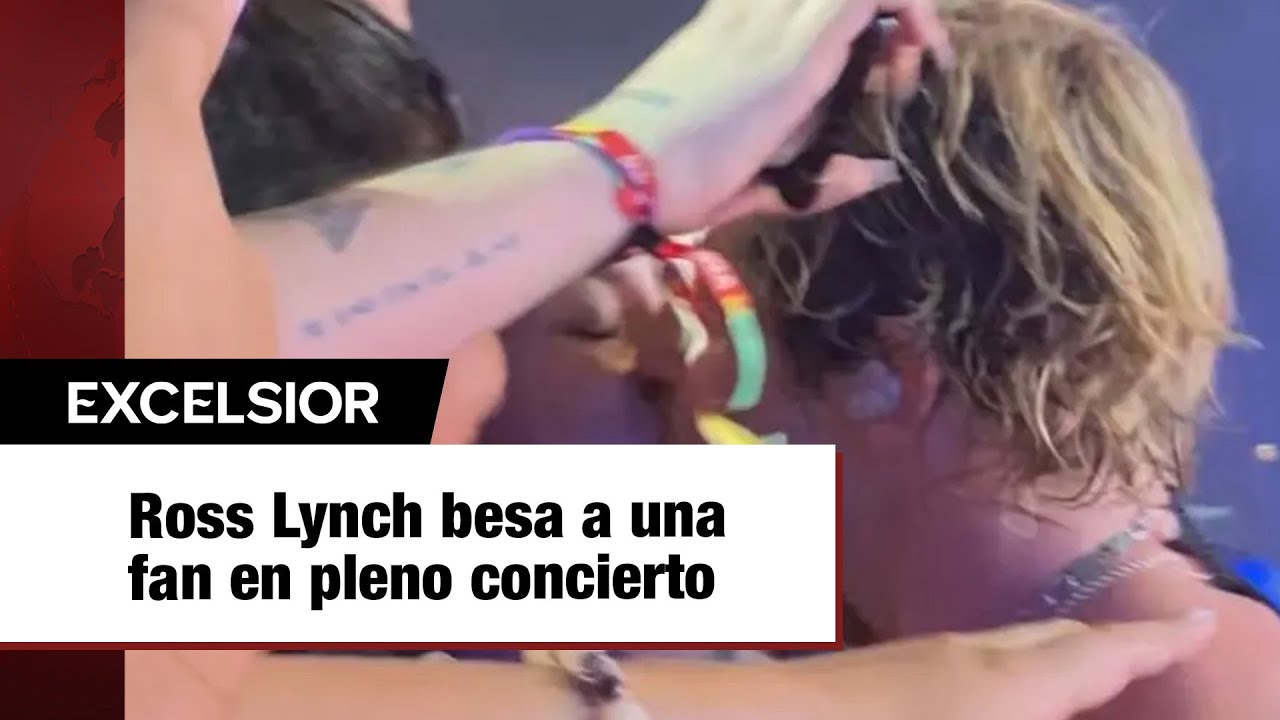Ross Lynch besa a una fan en pleno concierto en el Lollapalooza Argentina