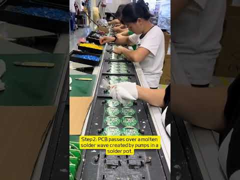 Wave Soldering Process in PCB Assembly Production