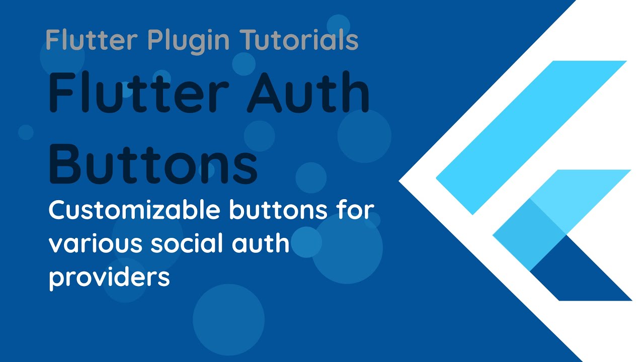 @flutterdev Plugin - Flutter Auth Buttons