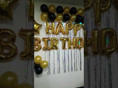 100 balloon decor #1000subscriber #gwalior #birthday #1000subscriber
