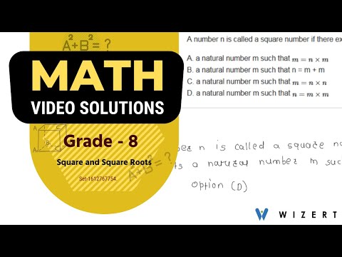 Maths Square and Square Roots worksheets for Grade 8 - Set 1612767754