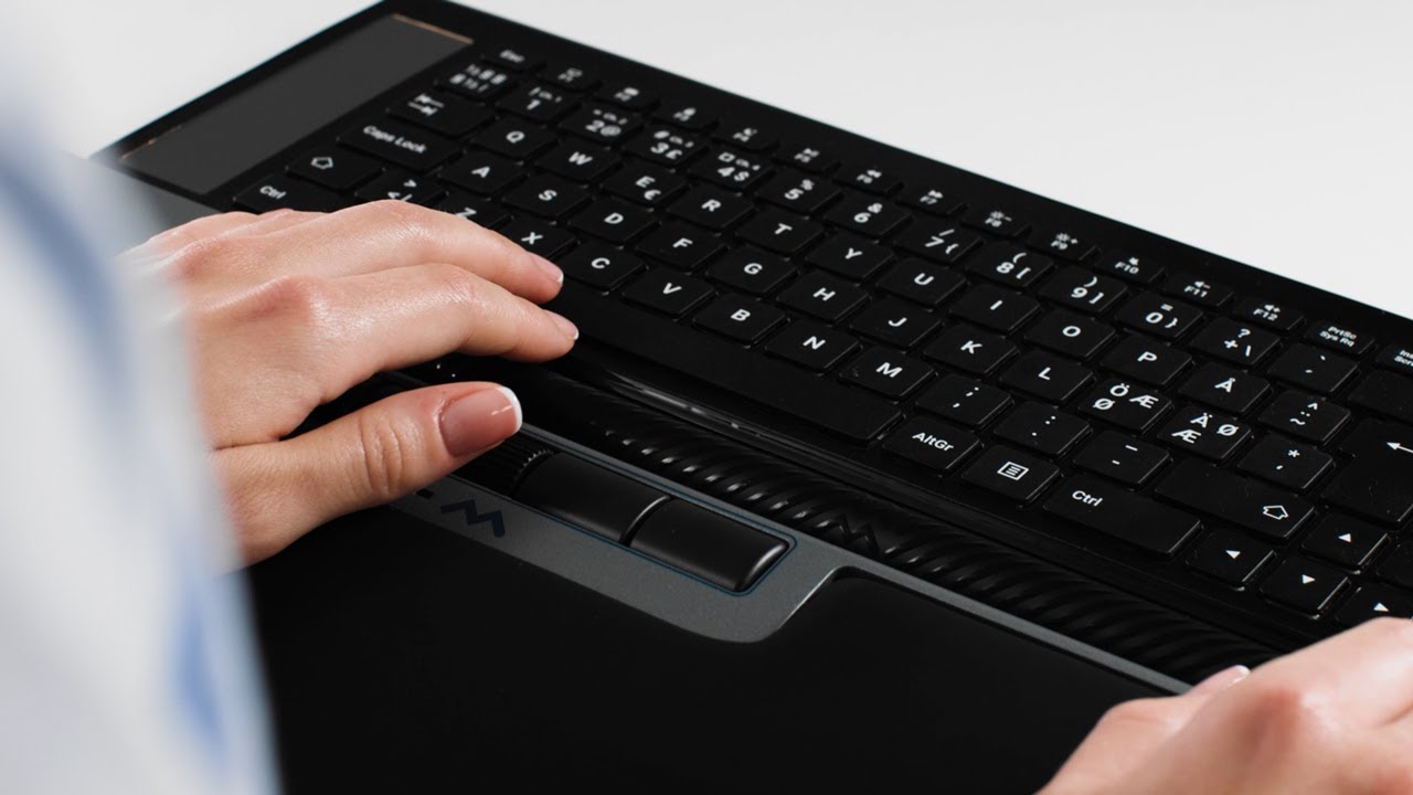Mousetrapper Delta – Ergonomic Mouse with Control Bar [short version]