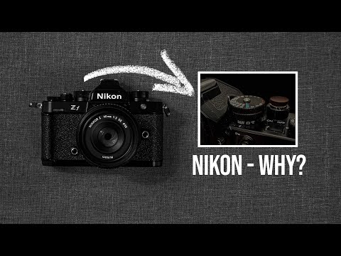 Nikon Zf: Black & white dial switch