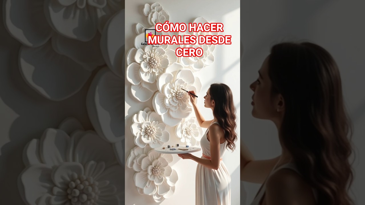 Cómo hacer un mural en relieve desde cero – paso a paso 🎨”*