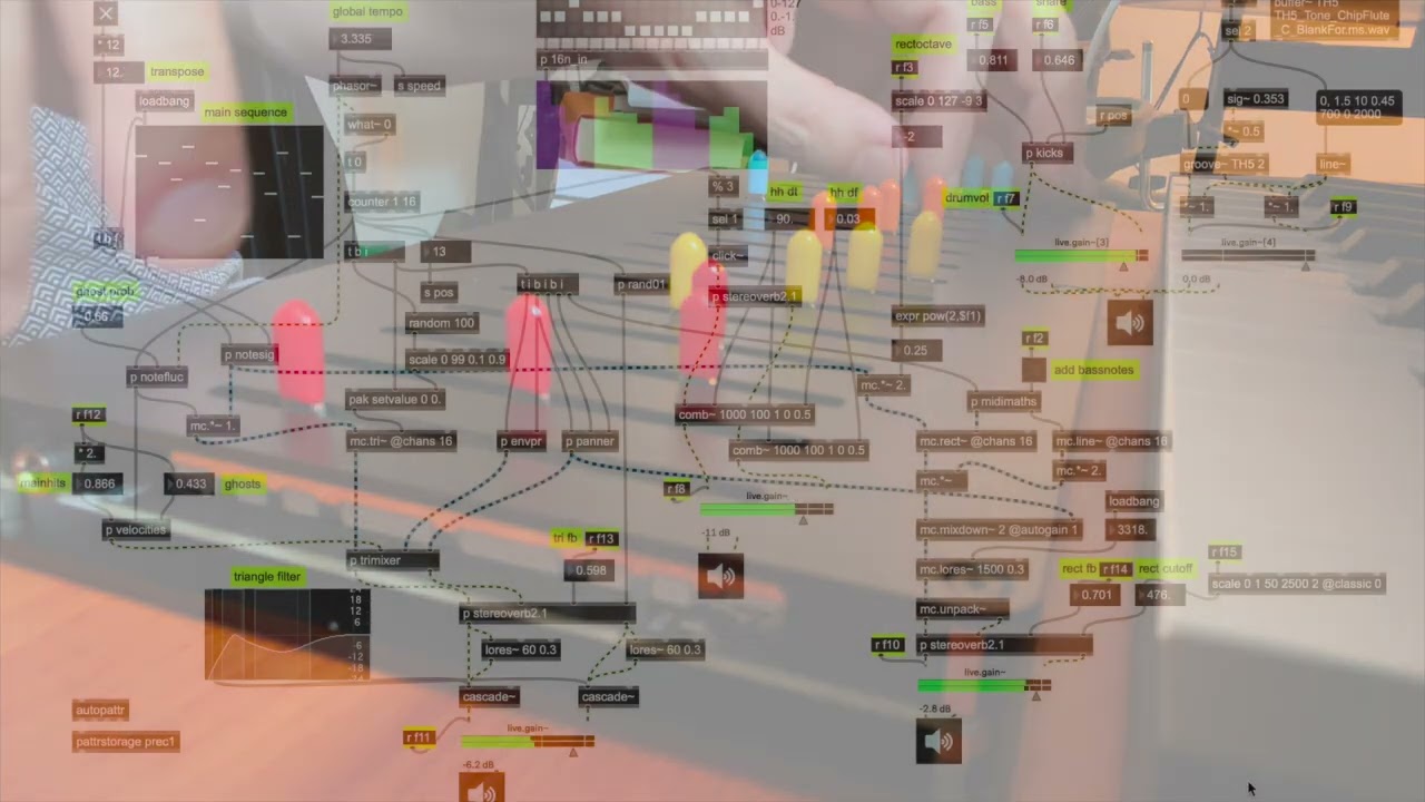 precarious – Max/MSP performance
