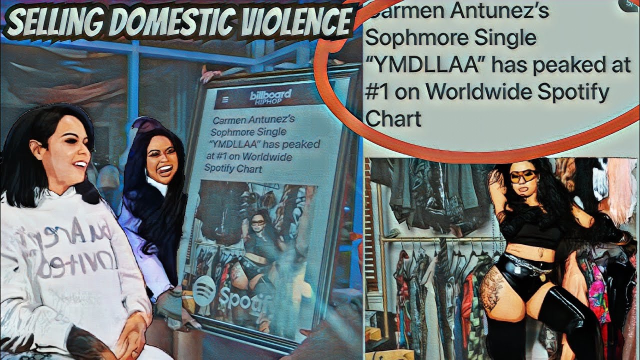 CARMEN SELLING DOMESTIC VIOLENCE AS HER SINGLE IS #1 ON SPOTIFY YMDLLAA
