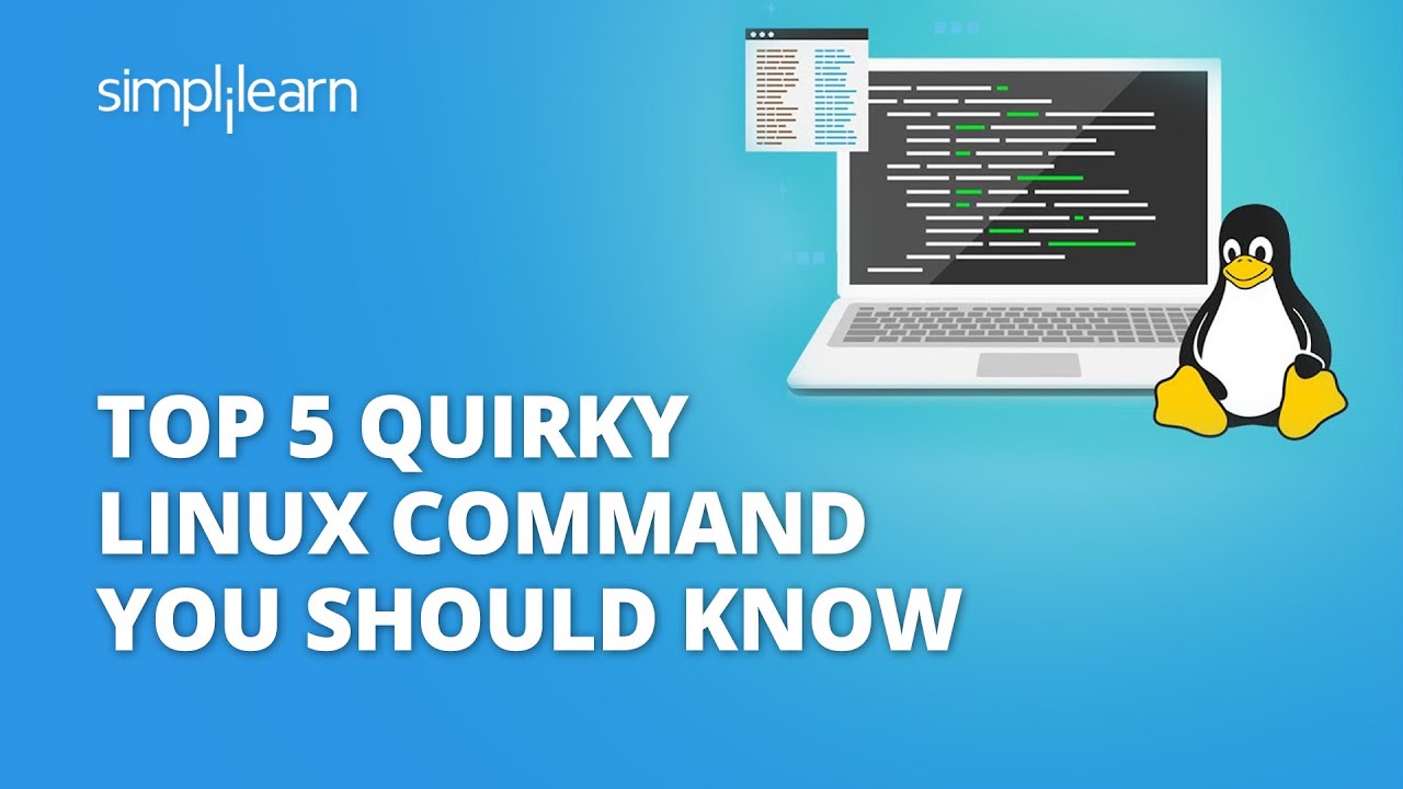 Linux Commands Cheat Sheet - Top 5 Quirky Linux Command You Should Know | #Shorts | Simplilearn