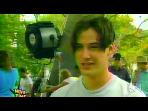 Keanu Reeves and Martha Plimpton- Parenthood (Behind the Scenes) Movie Time 1989