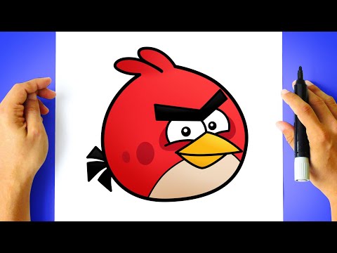 How To Draw A Angry Bird Step by Step – I'm Youtuber – Follow my videos ...