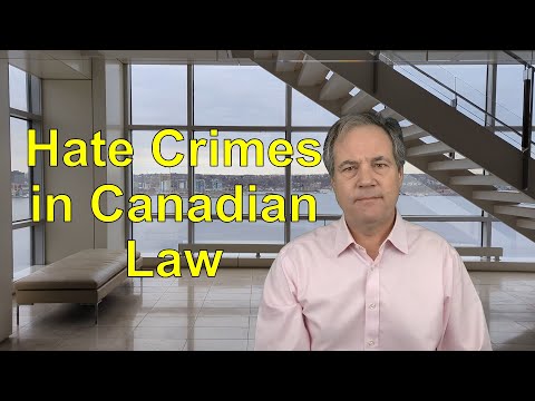 Hate crimes and freedom of expression under Canadian law