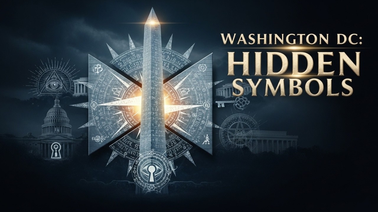 Washington DC map explained || Washington DC hidden symbols