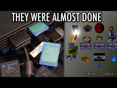 Exploring Used PS2 Memory Cards And Finishing Their Save Files
