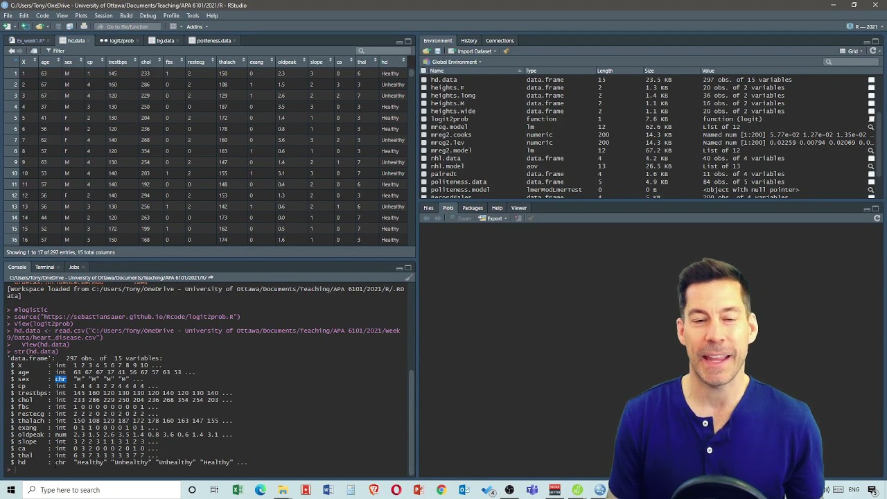 Stats Apps Tutorials: 24. Binary logistic regression in SPSS, JASP, and R