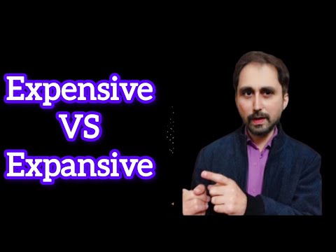 Expensive Vs Expansive || English Grammar #adjectives