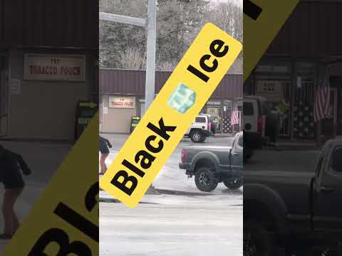 Do you GAS or BRAKE on BLACK ICE 🧊? #shorts