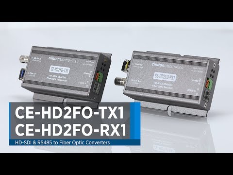 CE-HD2FOTX1 & CE-HD2FORX1: HD-SDI to Fiber Optic Converters