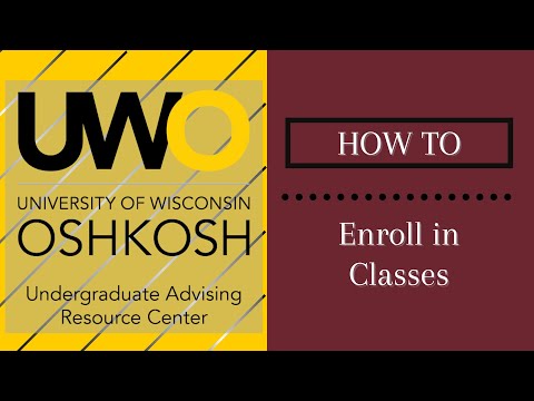 How to: Enroll in Classes