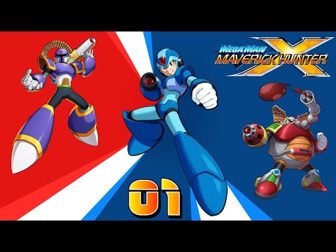 Mega Man Maverick Hunter X | Detonado PT-BR | Ep. 1 - O Remake de Mega Man X! / Flame Mammoth! [PSP]
