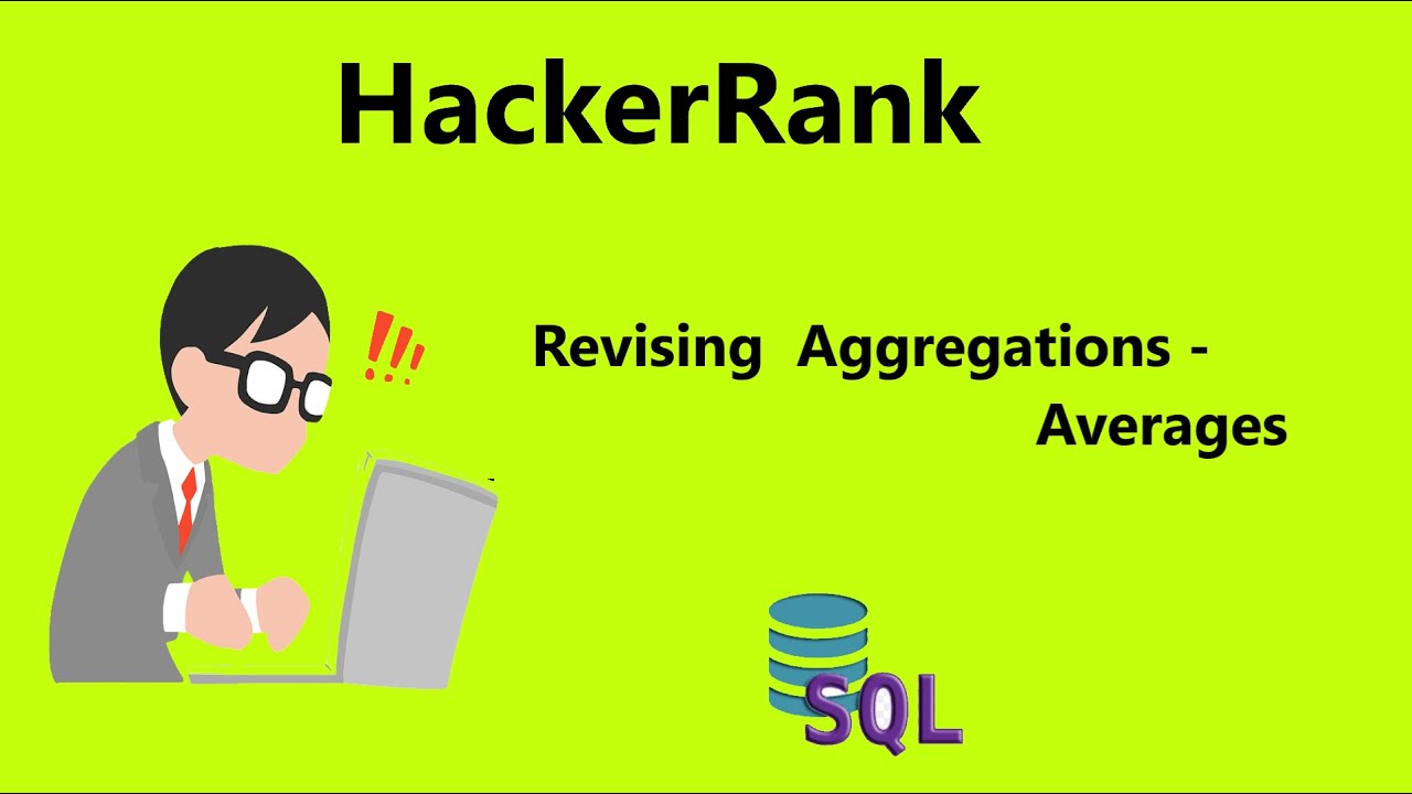 #22 Hackerrank Revising Aggregations - Averages Solution SQL | Hackerrank SQL