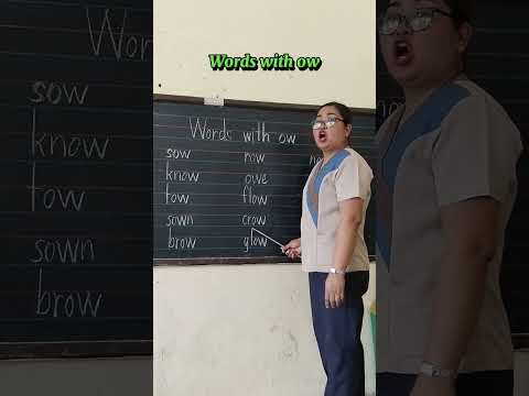 Words with ow #reading #education
