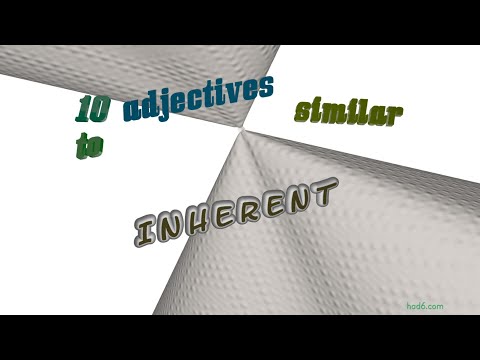 inherent - 11 adjectives synonym to inherent (sentence examples)